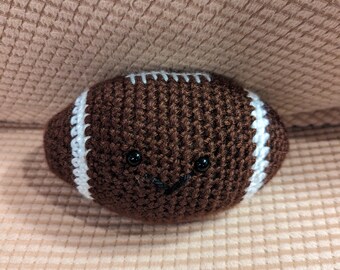 Crochet Football, Soft Football Toy, Toddler Toy, Superbowl Party ...