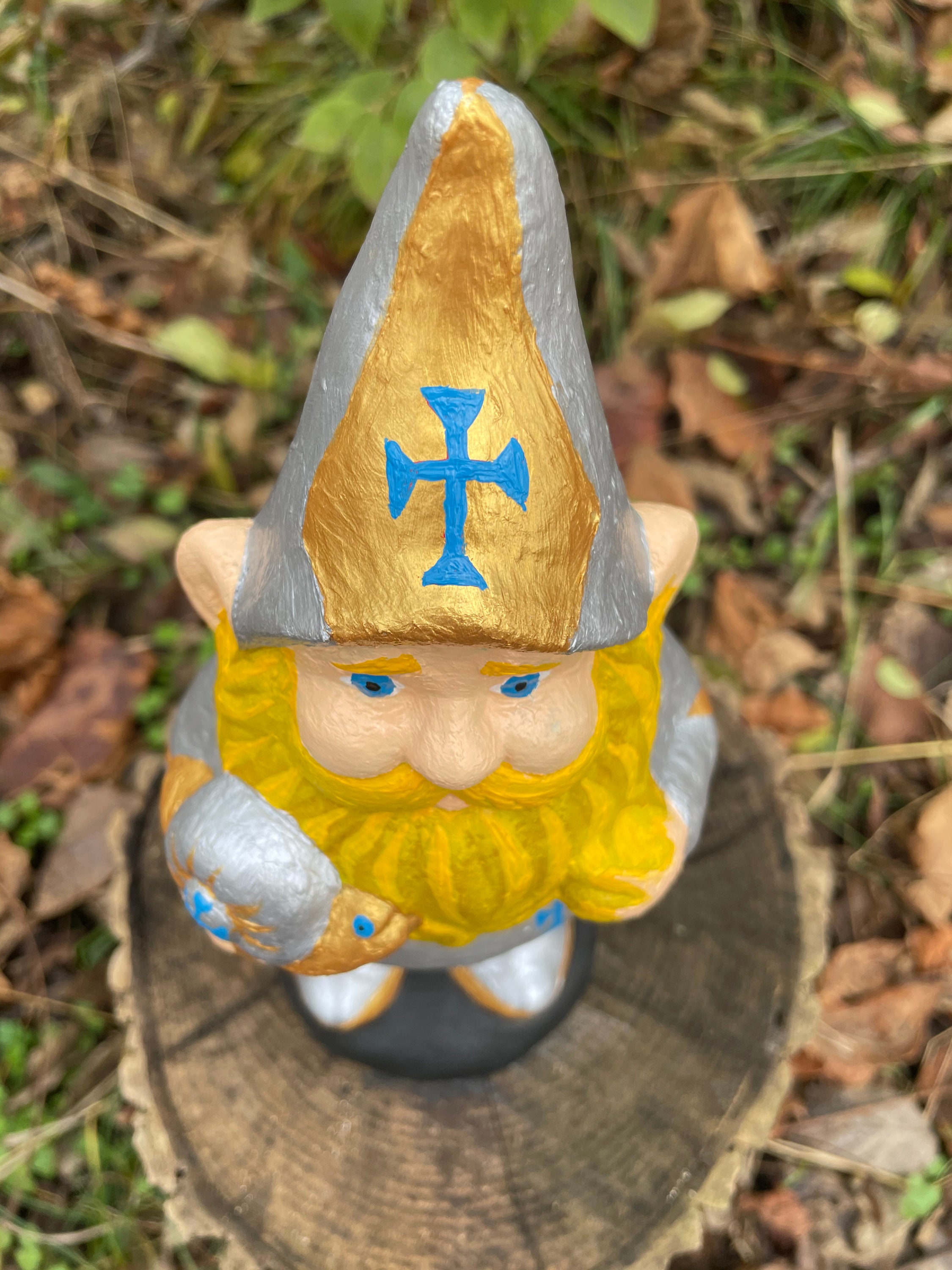 Medieval Knight Gnome in Full Armor Holding Battle Snail - Etsy