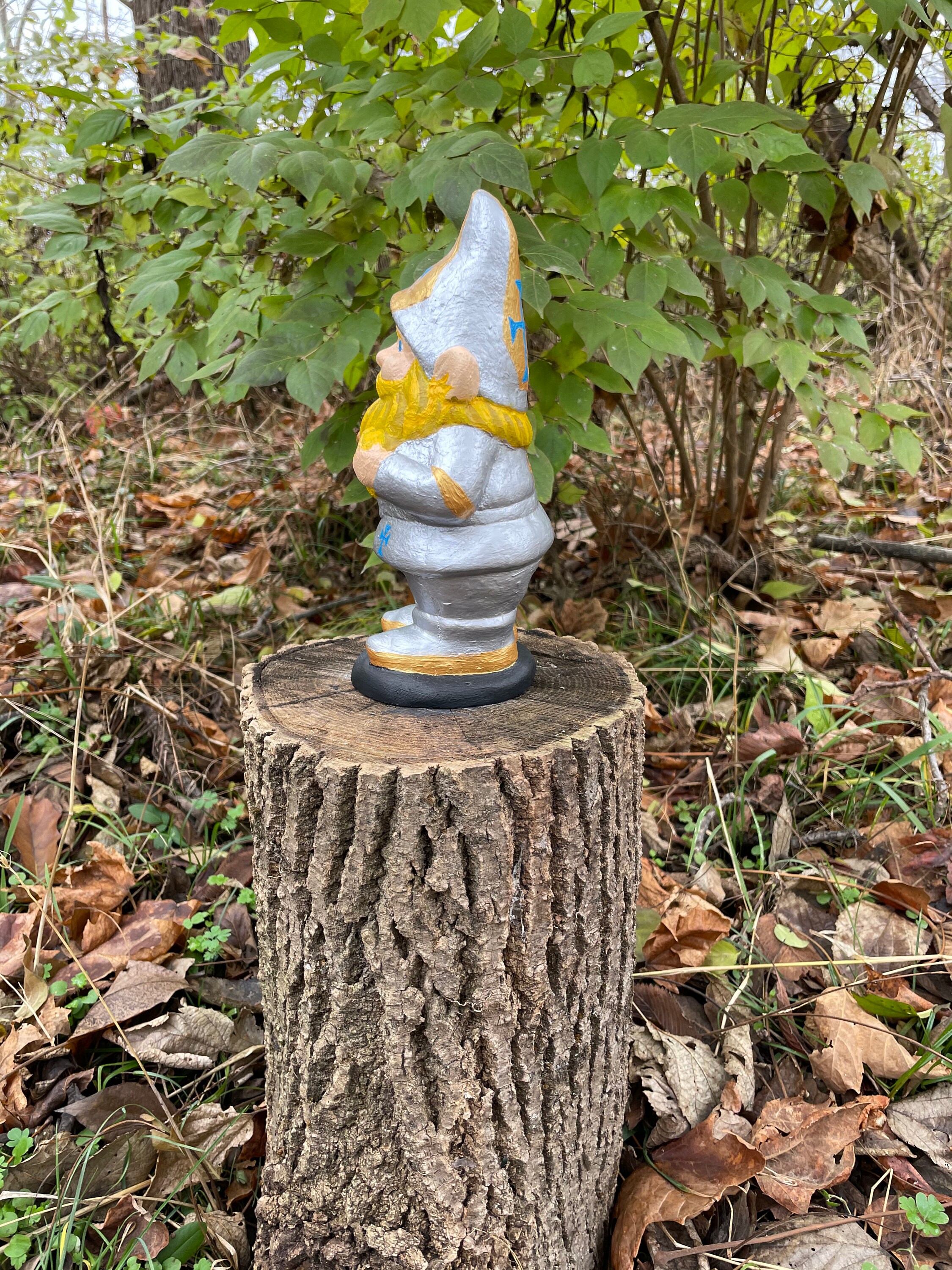 Medieval Knight Gnome in Full Armor Holding Battle Snail - Etsy