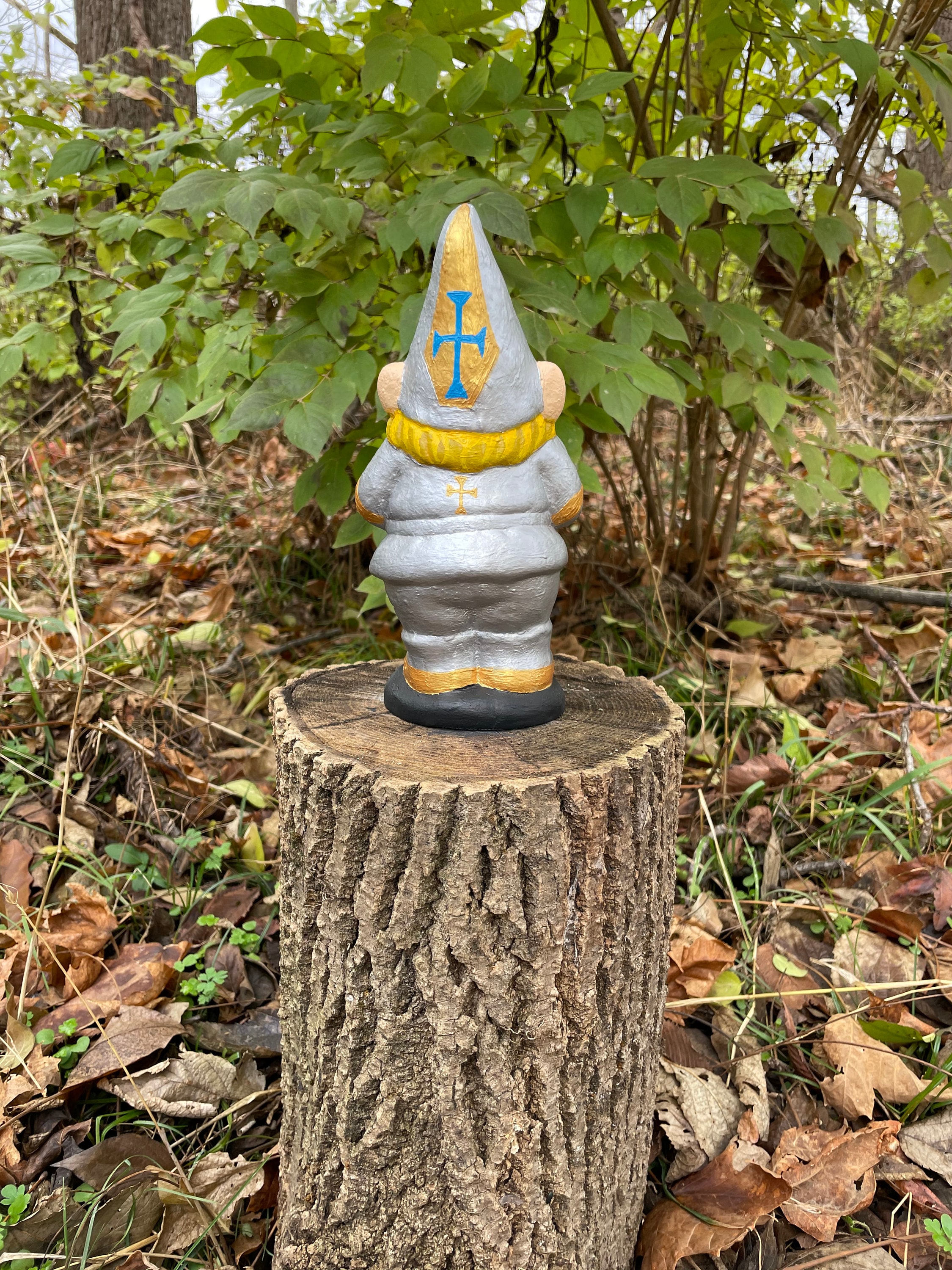 Medieval Knight Gnome in Full Armor Holding Battle Snail - Etsy