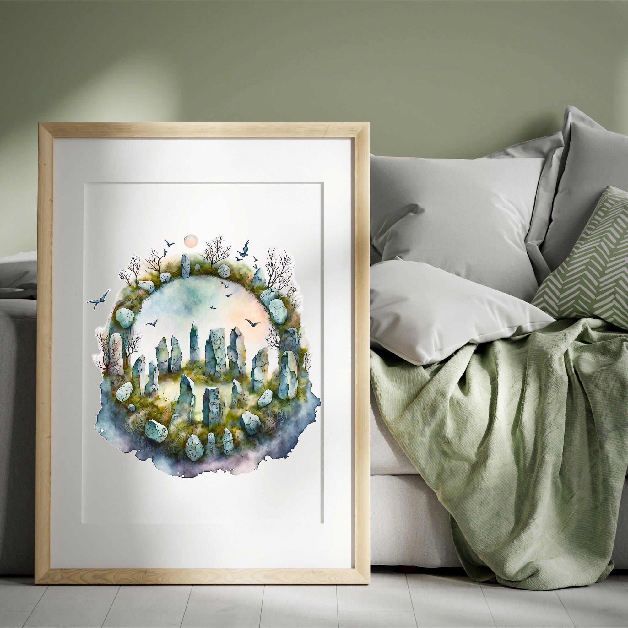 Ostara Wicca Wiccan Celtic Neopagan Watercolor Clipart PNG Bundle ...