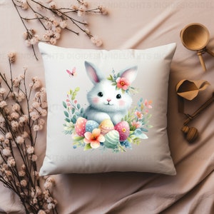 Watercolour Easter Country Scenes Clipart PNG Bundle Sublimation ...