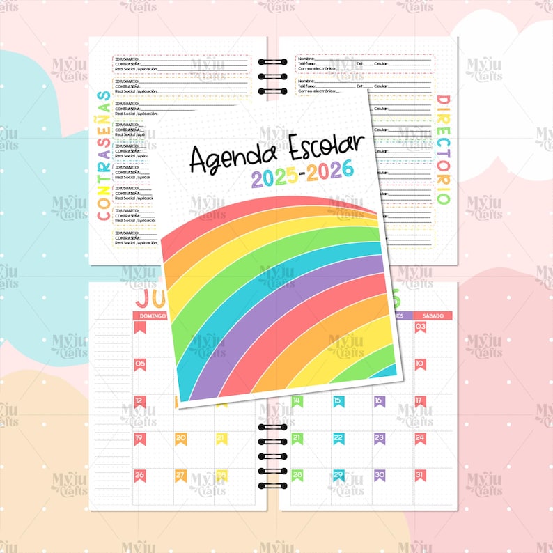 KIT Editable 2025-2026 Agenda Docente, Diario de Trabajo y Registro de ...