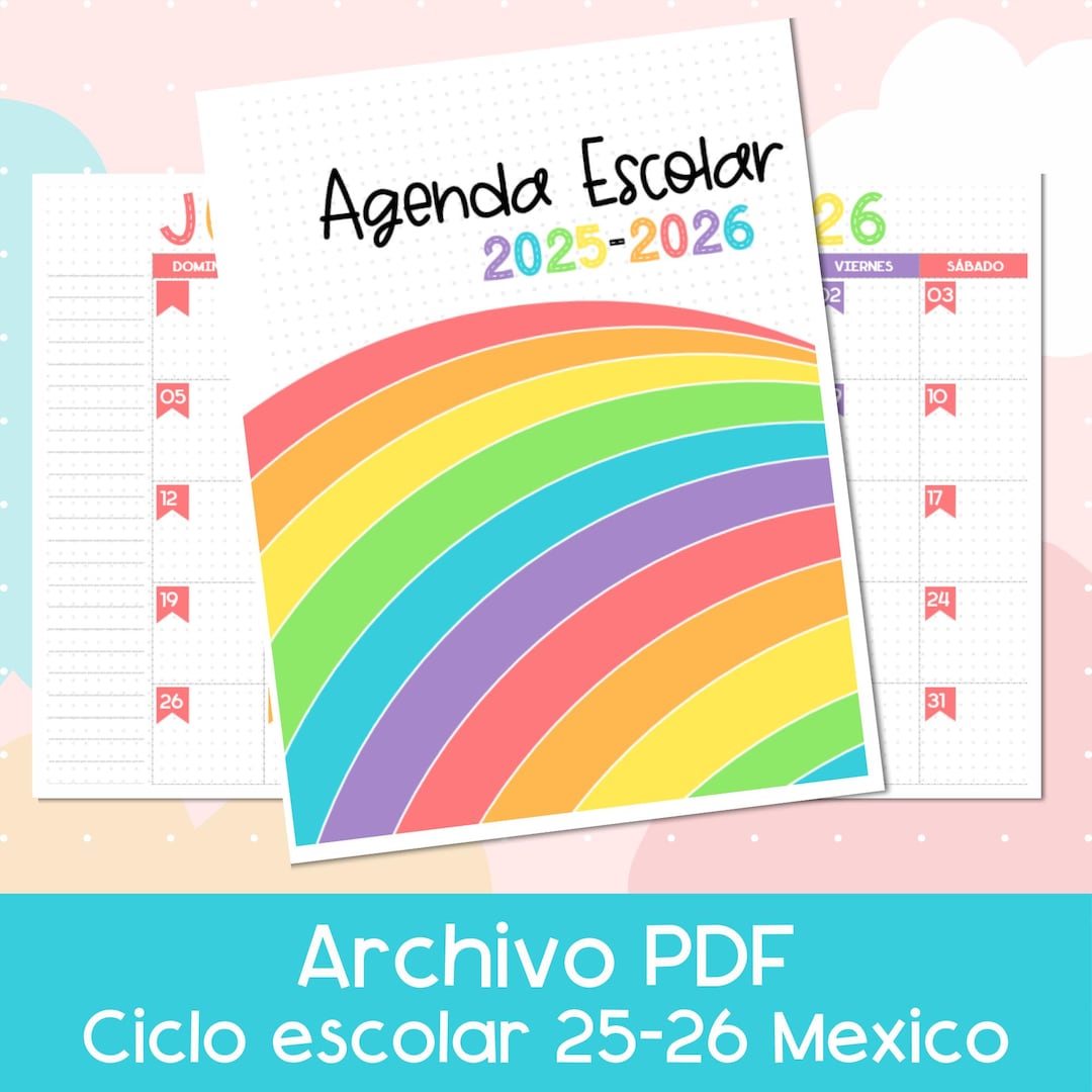 TEACHING AGENDA 2025-2026 PDF - Etsy
