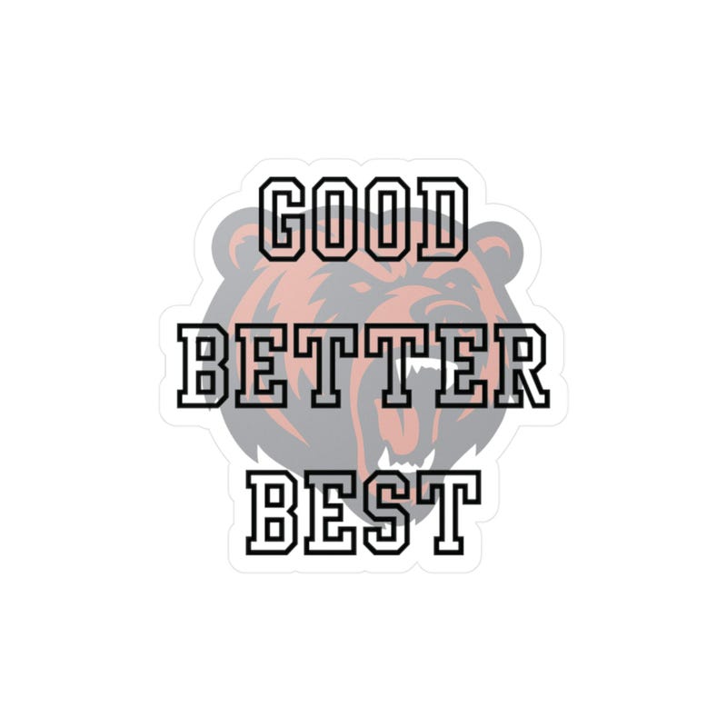 Good Better Best Stickers - Etsy