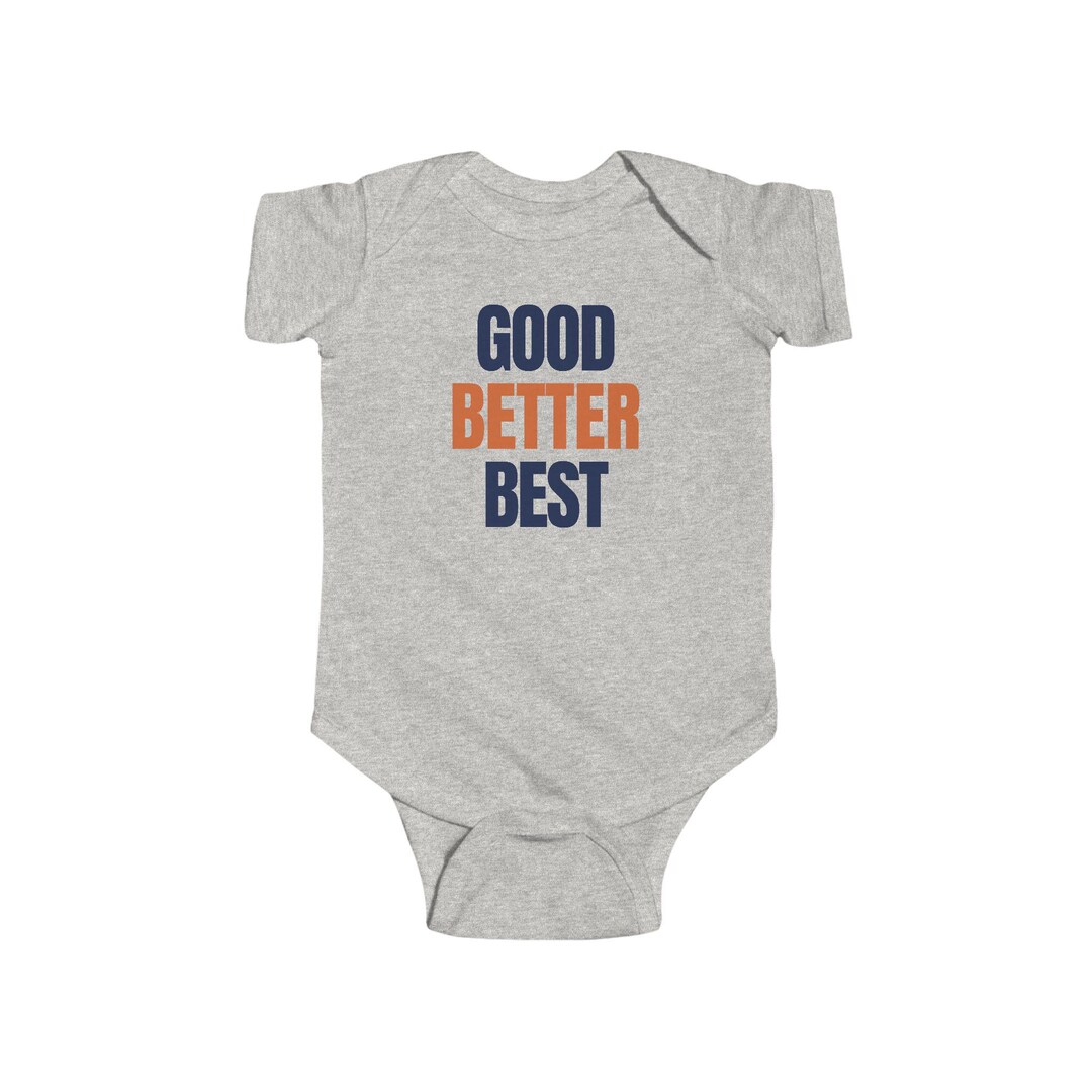 The "good Better Best" Baby Onesie | Coach Ben Johnson & Chicago Bears ...