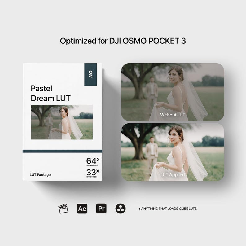 Pastel Dream LUT – Fuji 400h-inspired Look for DJI Osmo Pocket 3 (d-log ...
