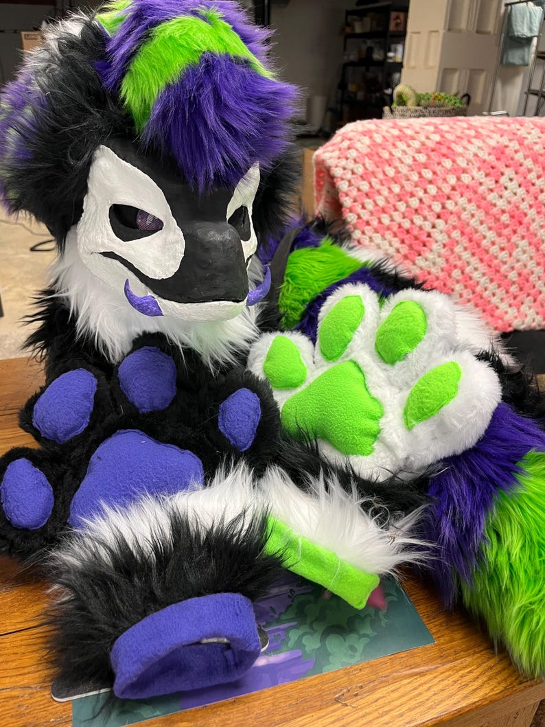 Beetlejuice Premade Fursuit Partial - Etsy