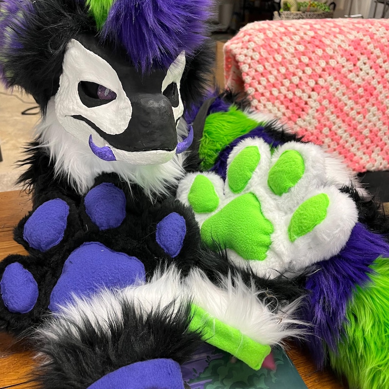 Raptor Fursuit - Etsy