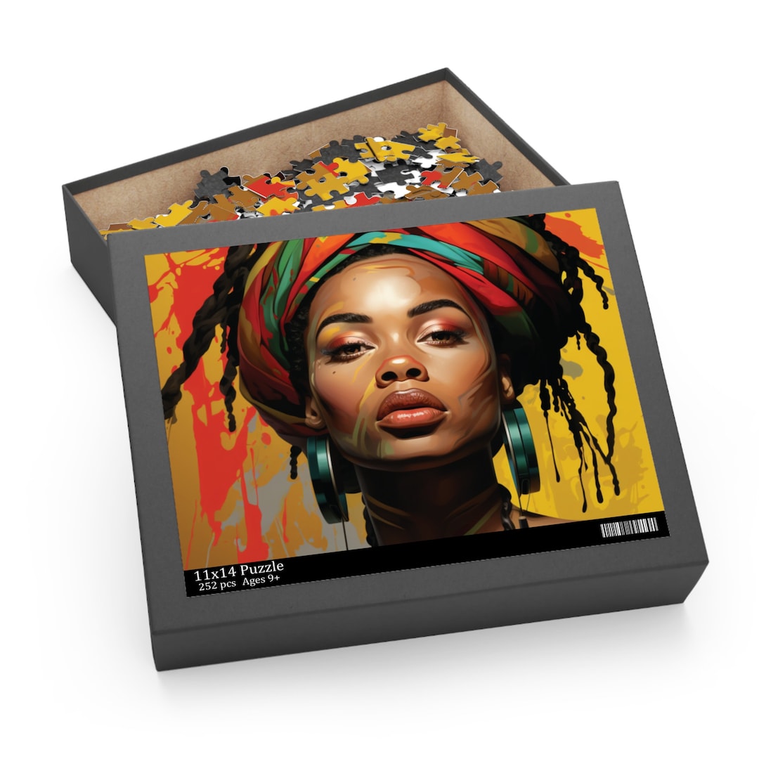 Beautiful Black Rasta Woman Puzzle (120, 252, 500-piece) - #2 - Etsy