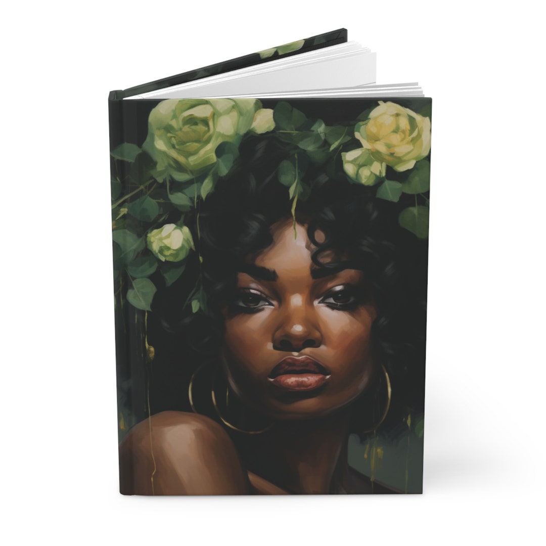 Beautiful Black Woman Journal Black Art Black Woman Art Gratitude ...