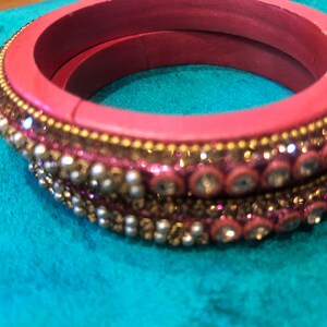 Beautiful Light Pink/ Baby Pink Lac Bangles for Women - Indian ...