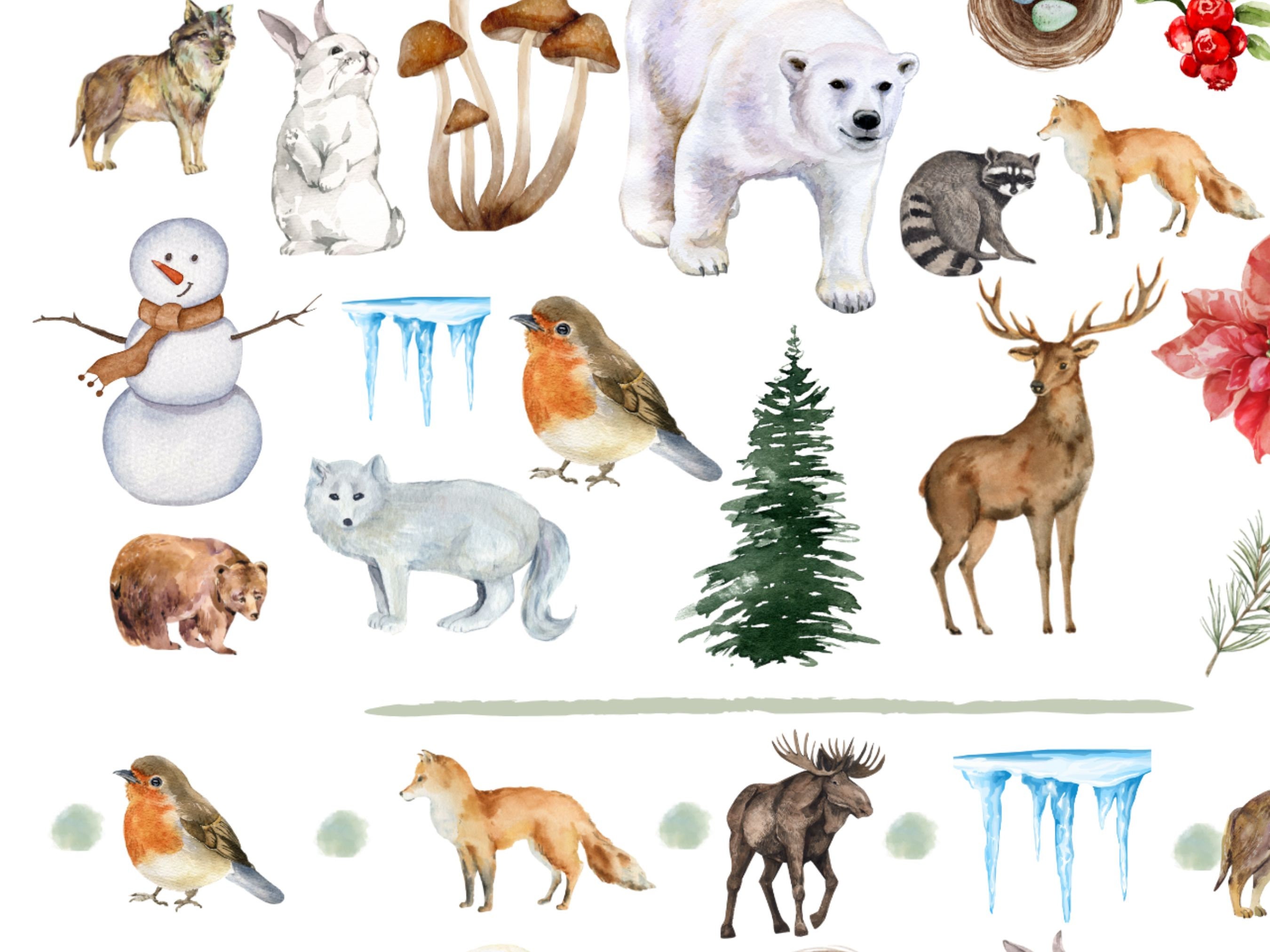 Winter Nature Activities Set Printable (scavenger Hunt, Memory Game, I ...