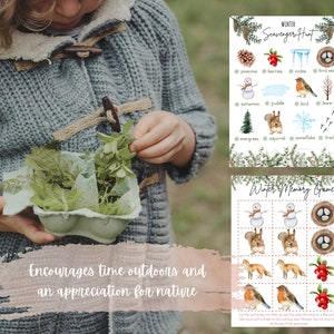 Winter Nature Activities Set Printable (scavenger Hunt, Memory Game, I ...