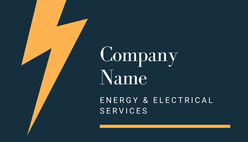 Digital Business Card Template for Electrical Engineer, Technician ...