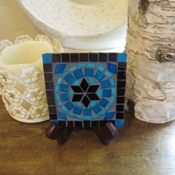 Mosaic Coaster - Etsy