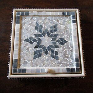 Handmade 7x7 Inch Stained Glass Mosaic Jewelry Box Gift - Etsy