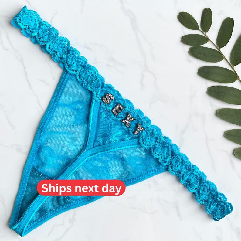 Custom Thong, Name Thong, Custom Lingerie Set, Name Personalized Thong ...