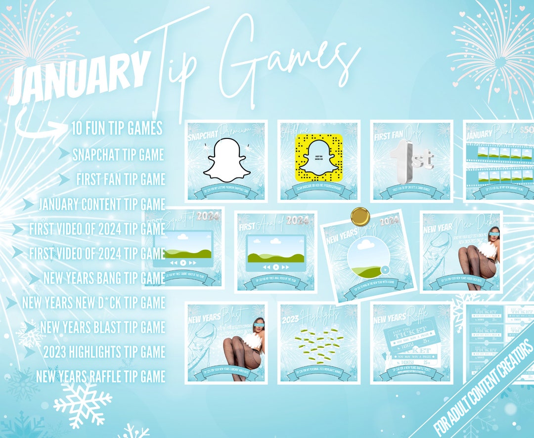 10 Onlyfans January Tip Game Posts, Onlyfans New Years Tip Games ...