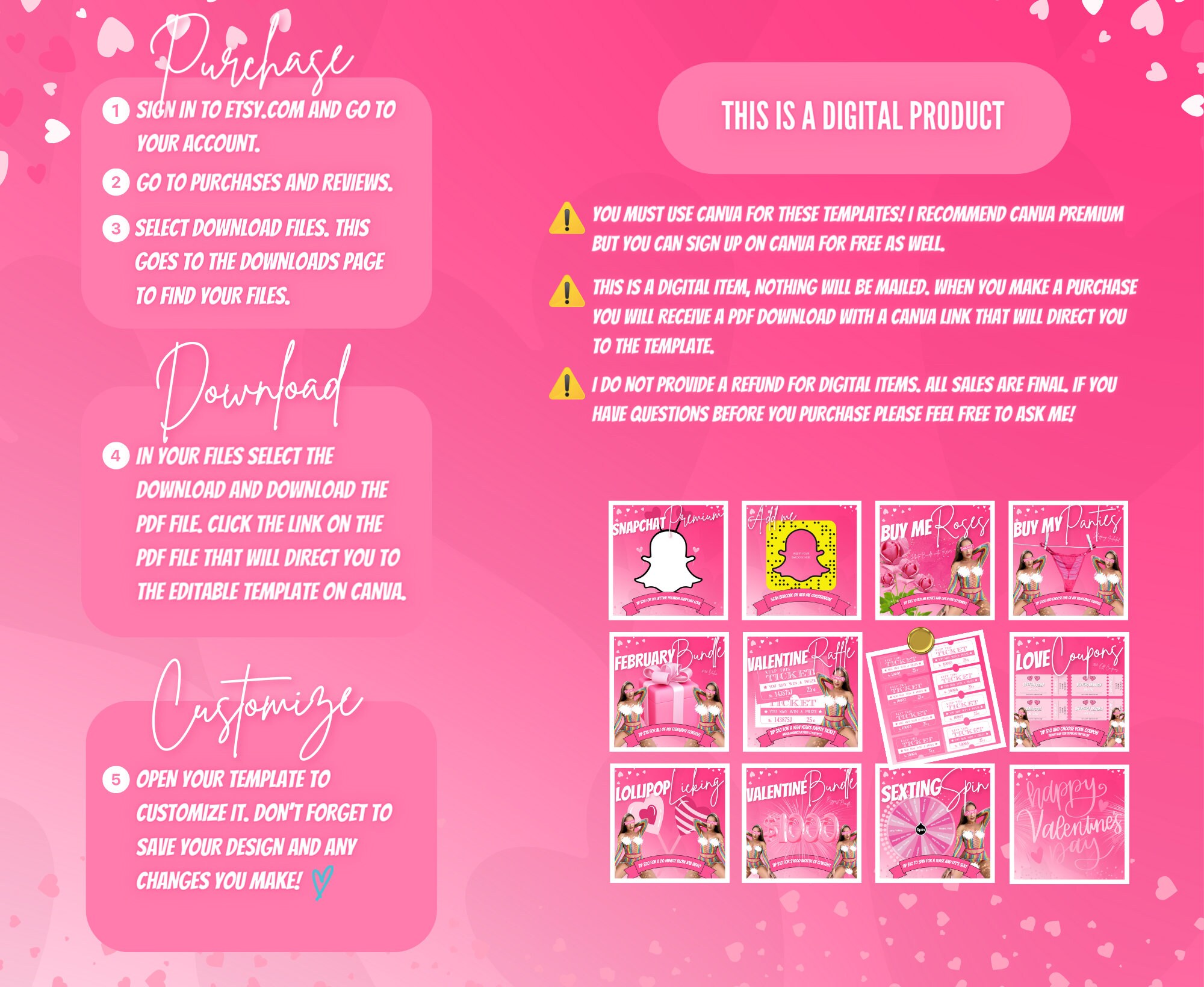 12 Onlyfans February Tip Game Templates, Valentine's Day Tip Games ...