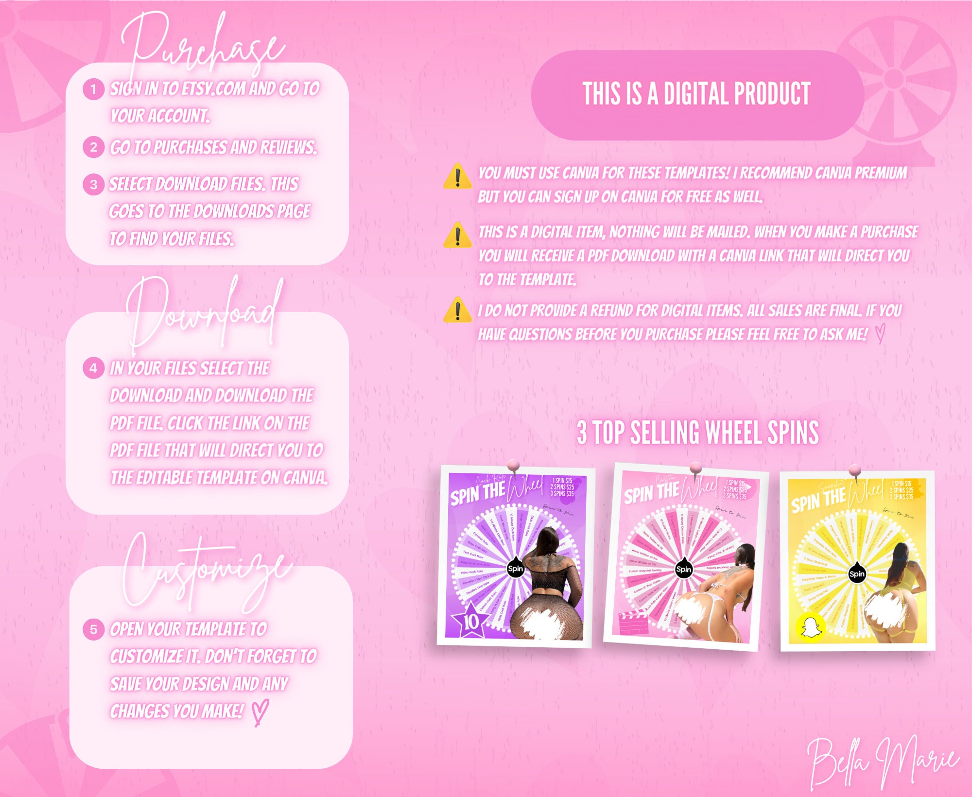 3 Onlyfans Wheel Spin Games, Onlyfans Games, Top Selling Wheel Spins, Rate Wheel Spin, Custom ...