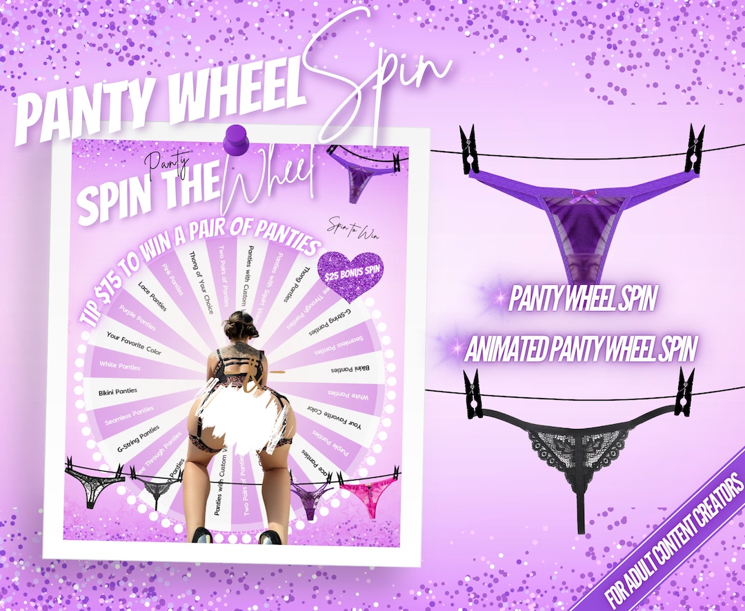 Onlyfans Panty Wheel Spin & Only Fans Animated Panty Wheel - Etsy