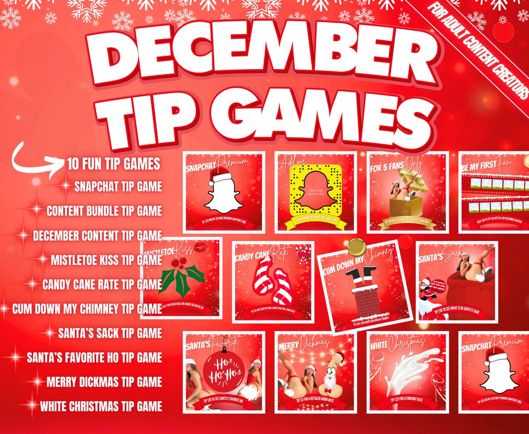 10 Onlyfans December Tip Games Posts, Onlyfans Christmas Tip Games ...