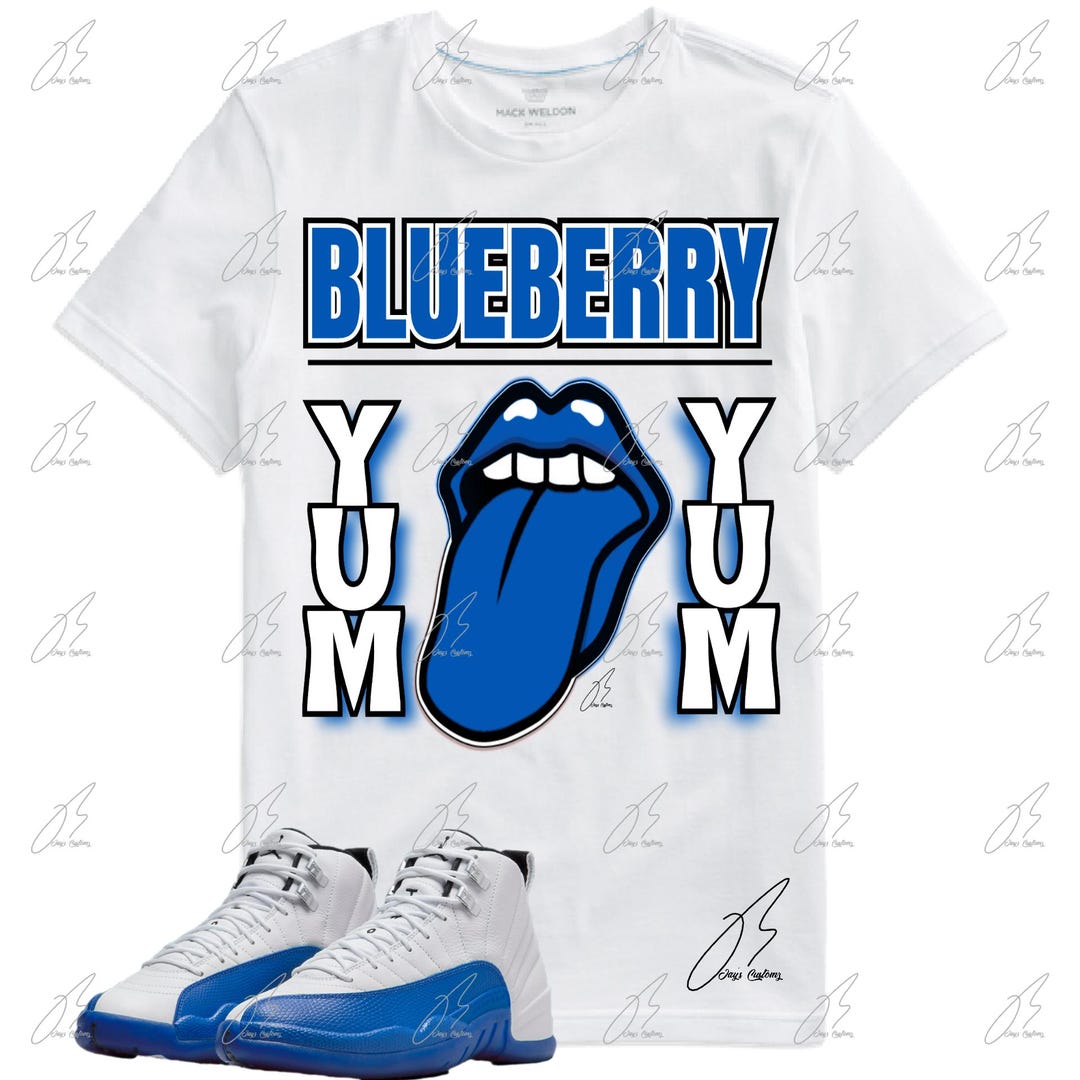 Shirt to Match Jordan 12 Blueberry,yum Yum Graphic Tee,best Gift ...