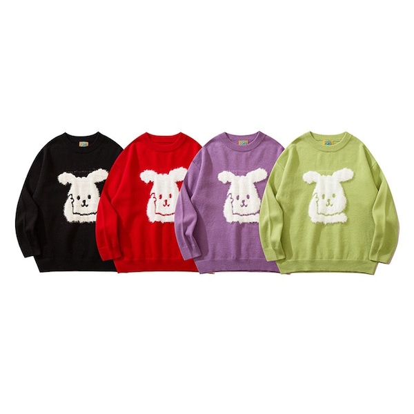 Rabbit Sweater - Etsy