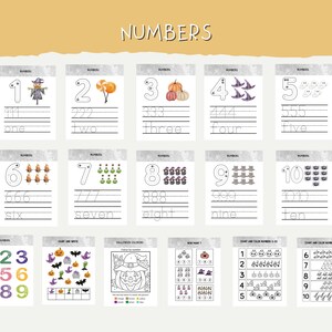 Preschool Morning Menu Printable Halloween Preschool Worksheets ...