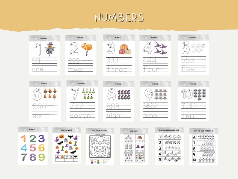 Preschool Morning Menu Printable Halloween Preschool Worksheets ...