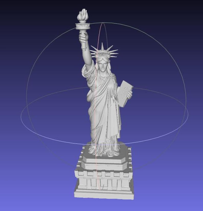 Statue of Liberty STL File | 3D Printing Model, Home Decor (digital ...