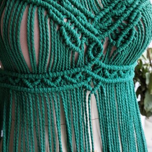 Top Macrame, Macrame Summer Outfits, Beach Bra, Swimsuit Coverup ...