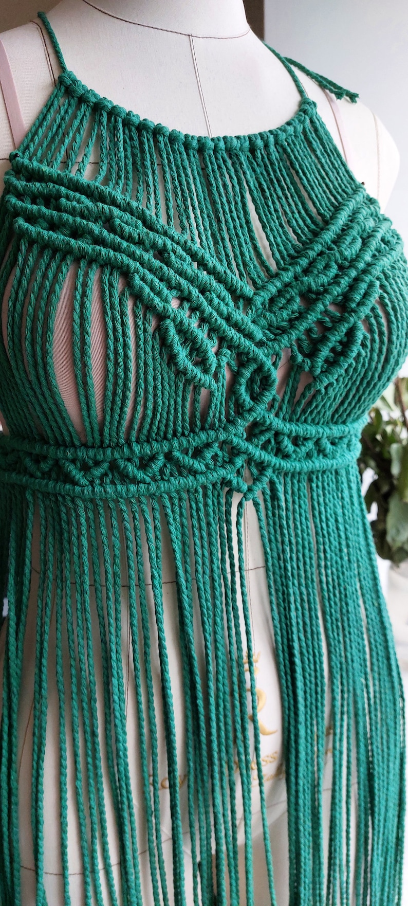 Top Macrame, Macrame Summer Outfits, Beach Bra, Swimsuit Coverup ...