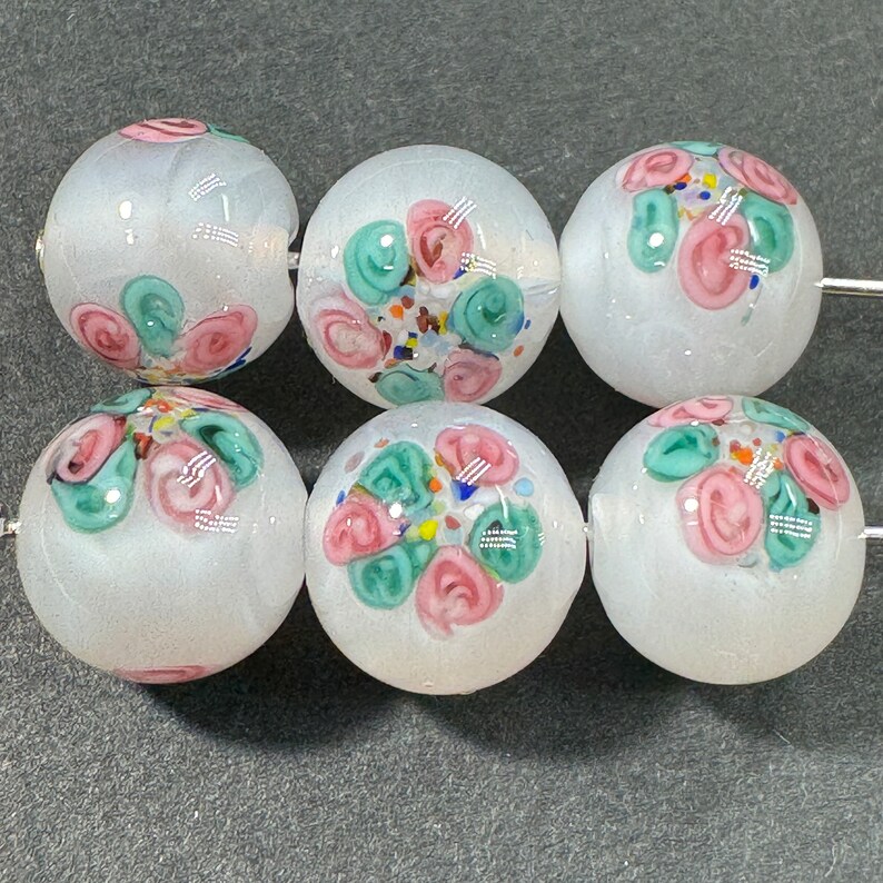 Round Lampwork Beads Made in Czech Republic - Etsy
