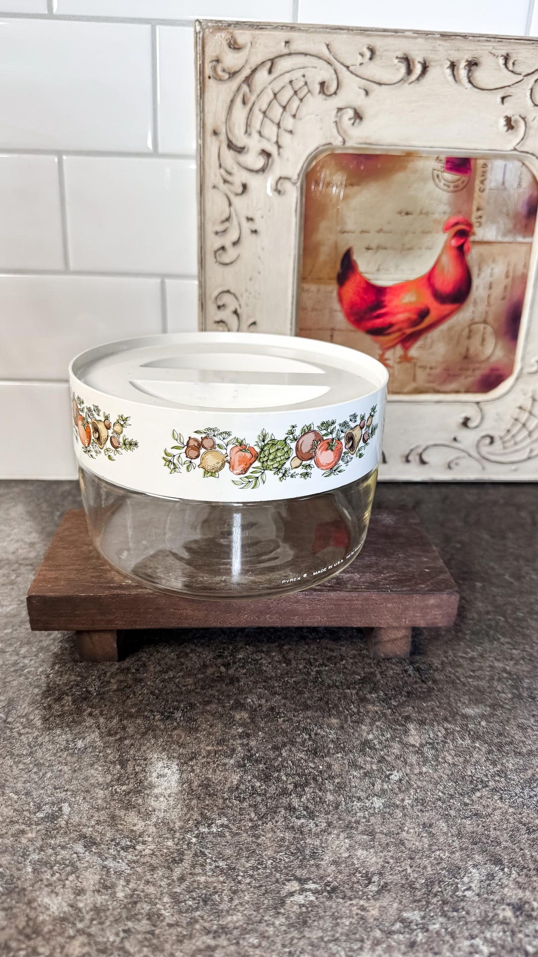Vintage Pyrex Glass Jar - Etsy