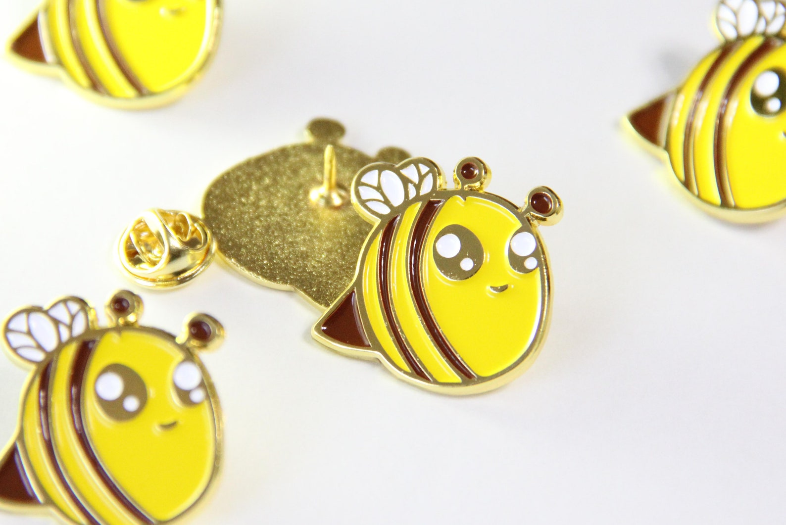 Charles the Bee Cute Enamel Pin - Etsy