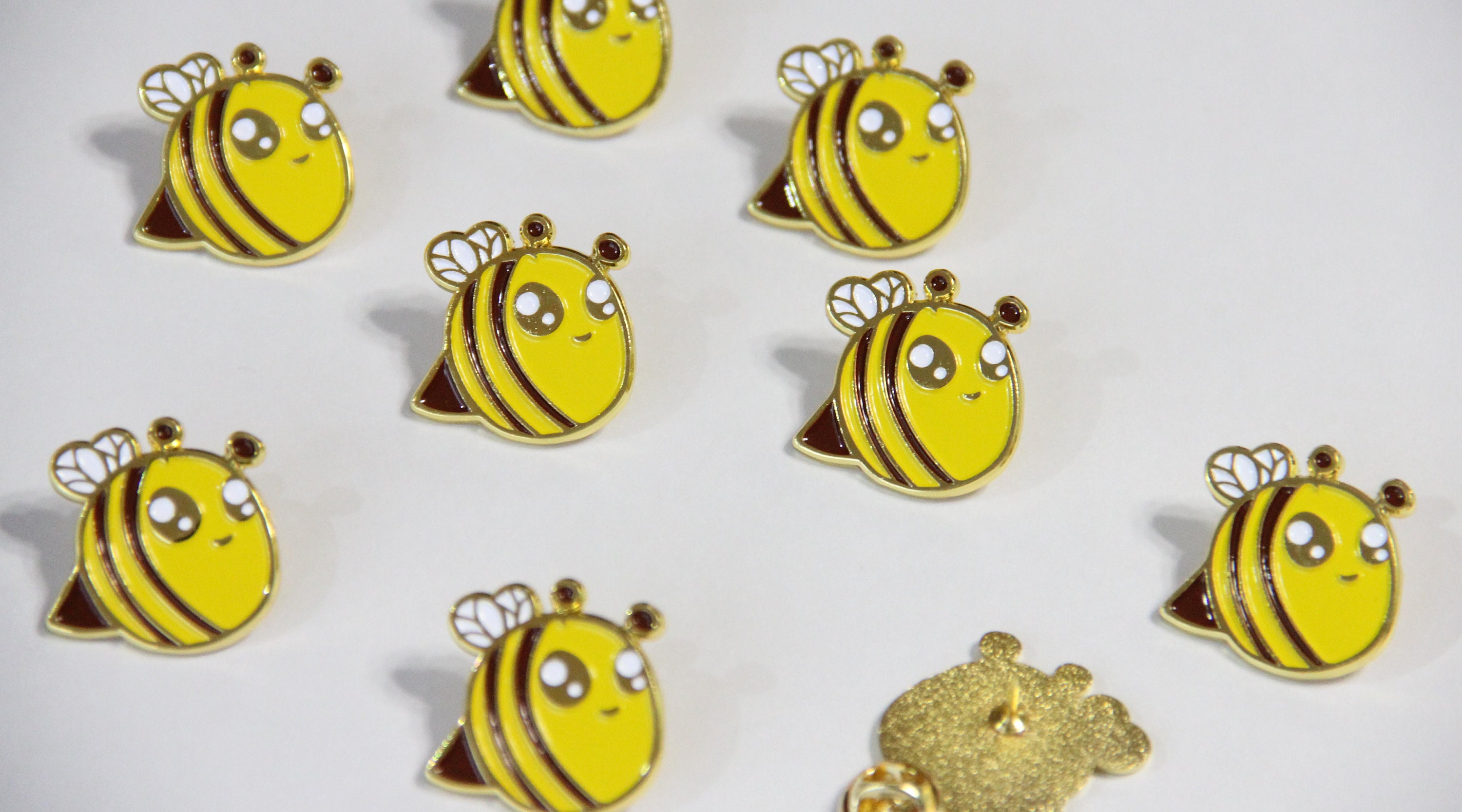 Charles the Bee Cute Enamel Pin - Etsy