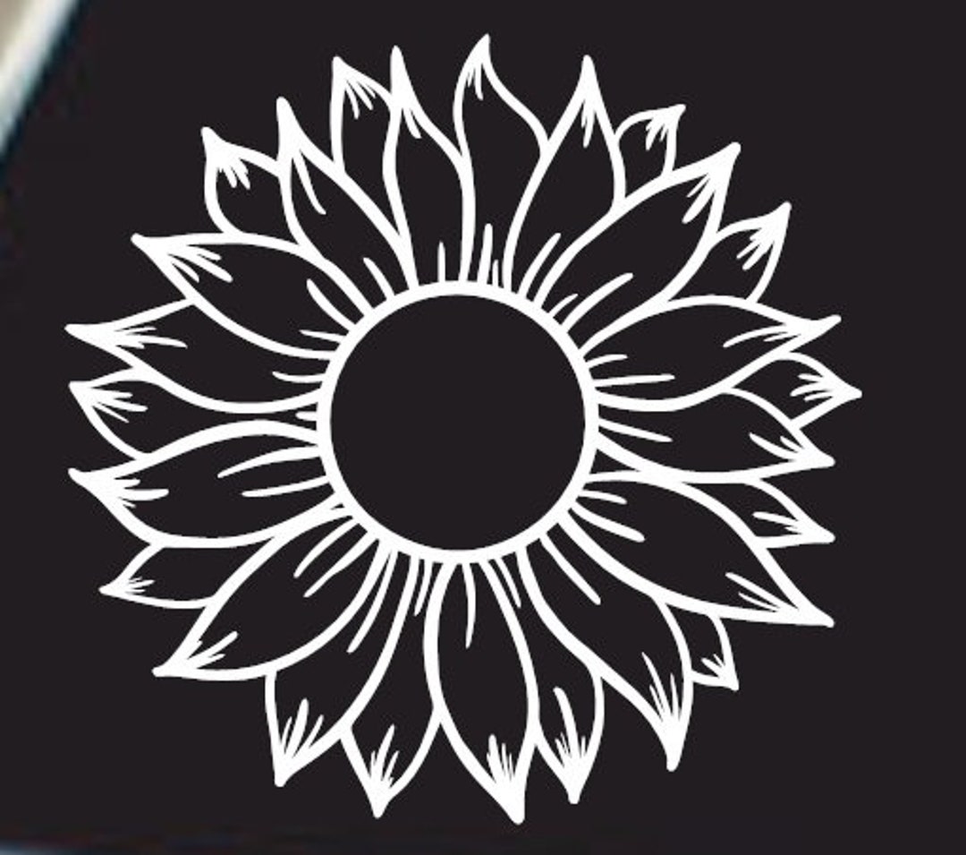 Flower Vinyl Car Decal - Etsy