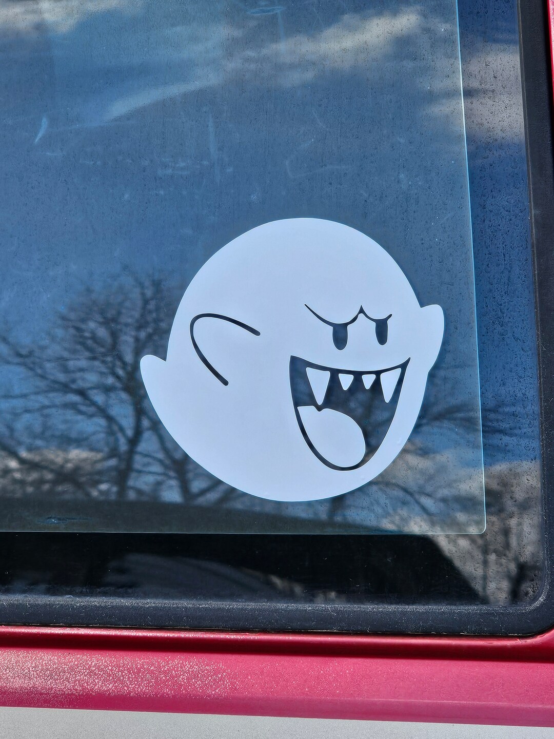Mario Ghost Vinyl Car Decal - Etsy