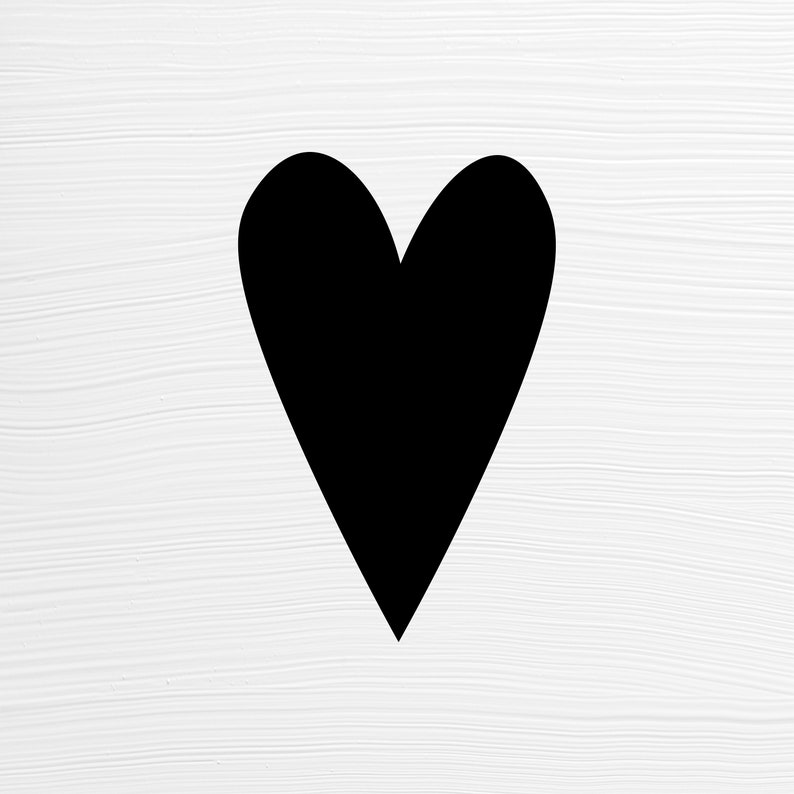 Heart Shape Bundle Svg Heart Outline Svg Solid Heart - Etsy