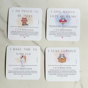 Cat Affirmation Cards: Purrfect Positive Affirmations for Cat Lovers - Etsy