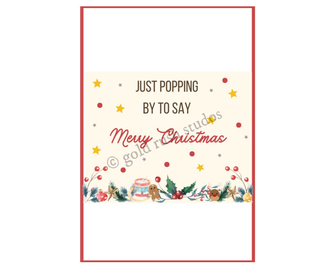 Printable Gift Tags Christmas Gift Tags Secret Santa Gift Tags Instant ...