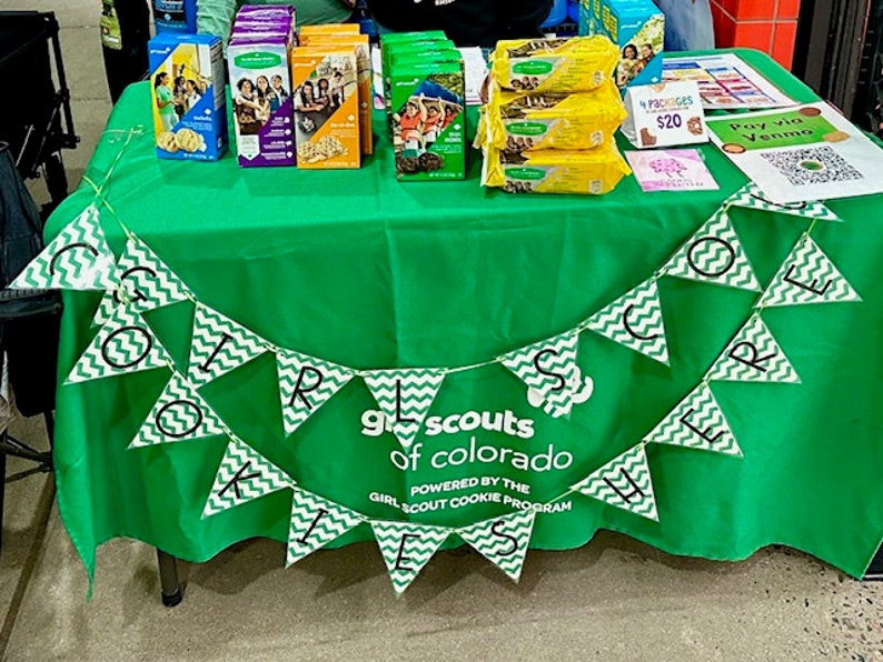 Girl Scout Cookie Booth Sign | Printable Banner for Brownies Girl ...