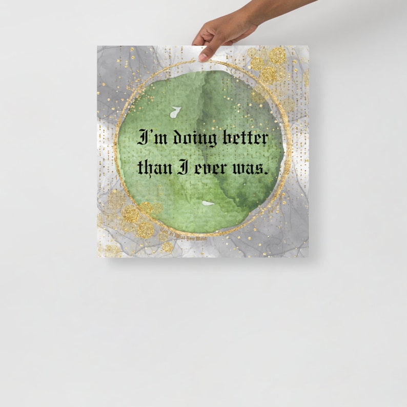 Taylor Lyrics Poster: Reputation Affirmation Wall Art - Etsy