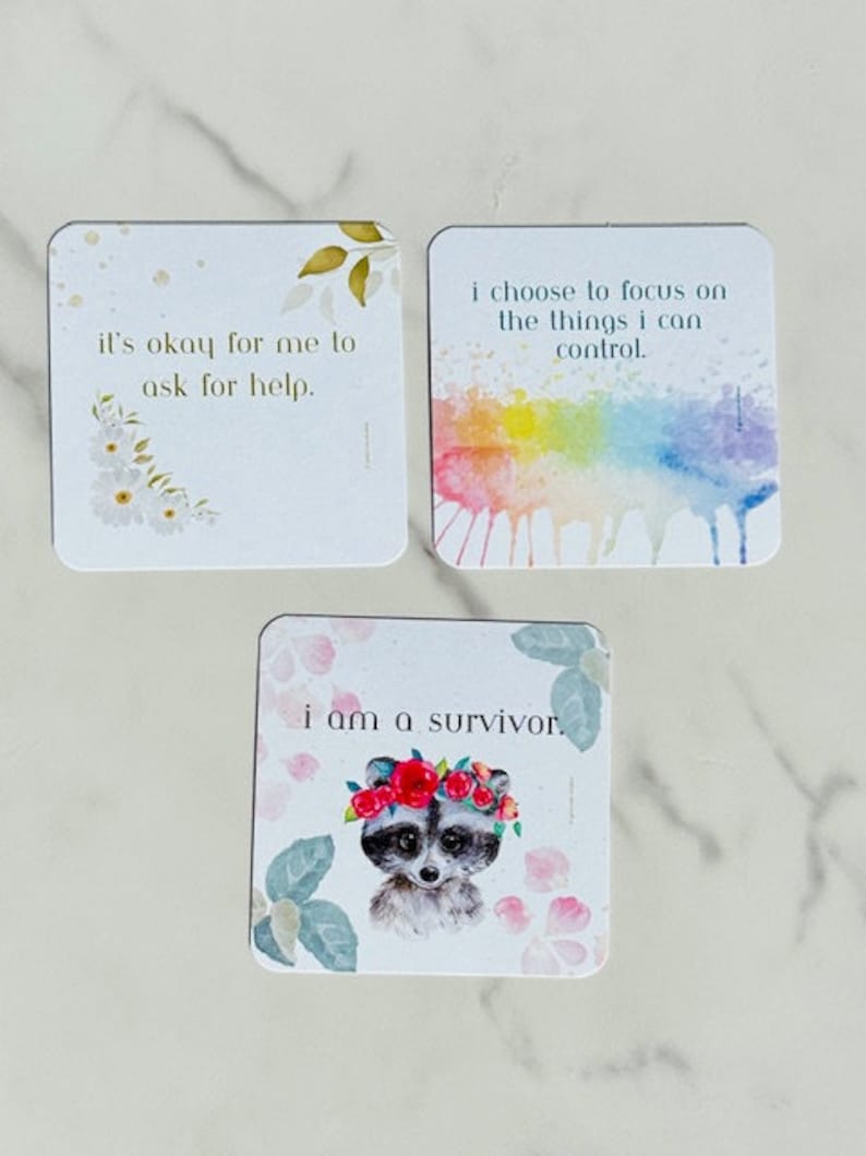 Positive Affirmation Cards Affirmations for Chronic Pain Chronic ...