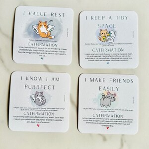 Cat Affirmation Cards: Purrfect Positive Affirmations for Cat Lovers - Etsy