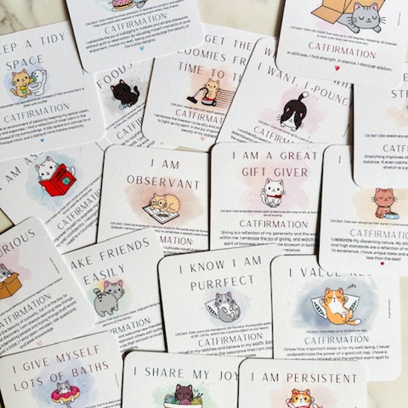 Affirmation Cards - Etsy