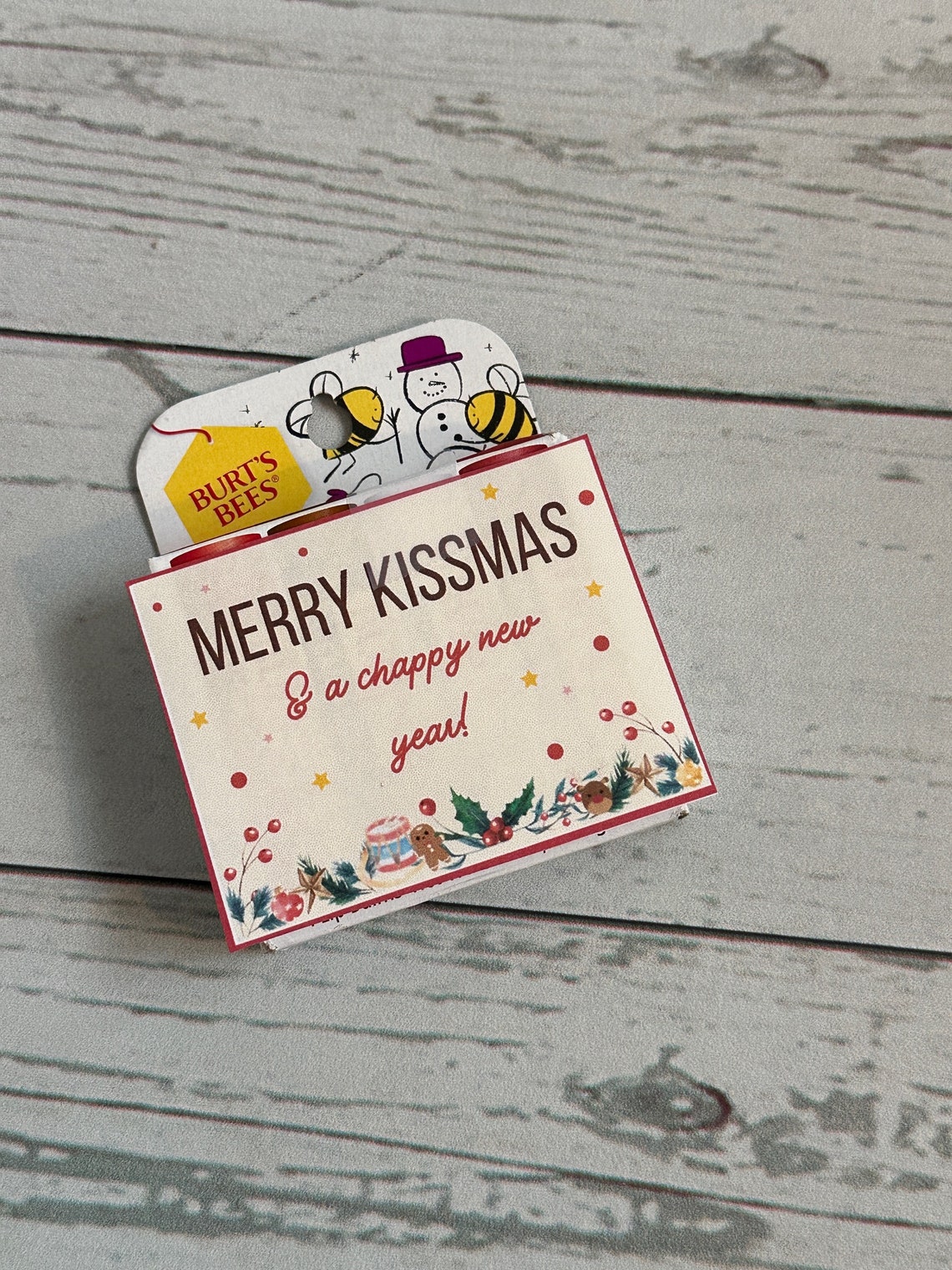 Printable Lip Balm Gift Tag | Christmas Gift Tags | Secret Santa Gift ...