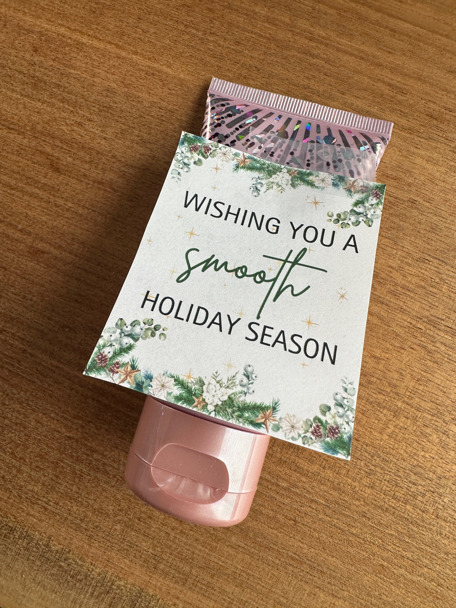 Printable Hand Lotion Gift Tags | Christmas Gift Tags | Secret Santa ...